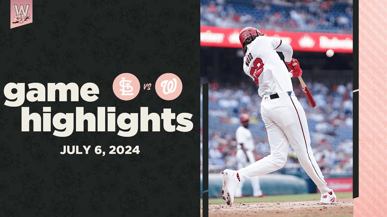 Cardinals vs. Nationals Game Highlights (7/6/24) | MLB Highlights - YouTube