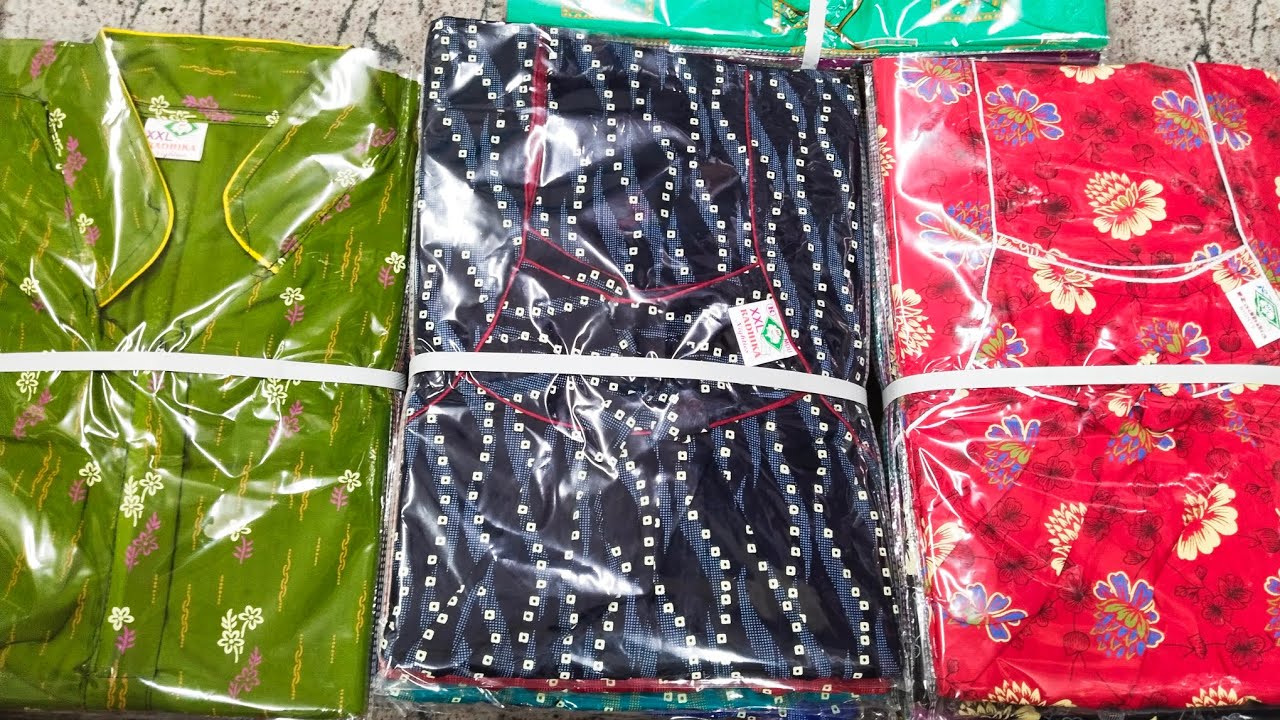 #pure cotton Radhika night Dhanlaxmi garments Madurai7020462951 - YouTube
