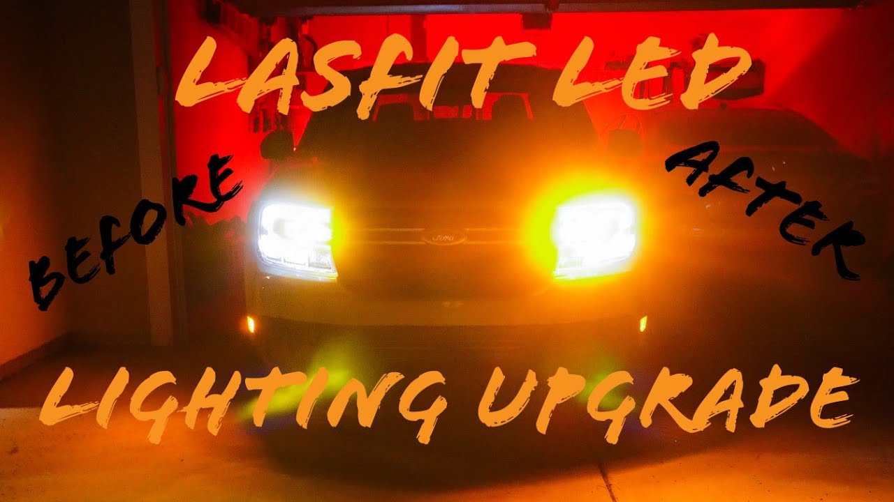 Ford Maverick LED lighting upgrade by Lasfit - YouTube