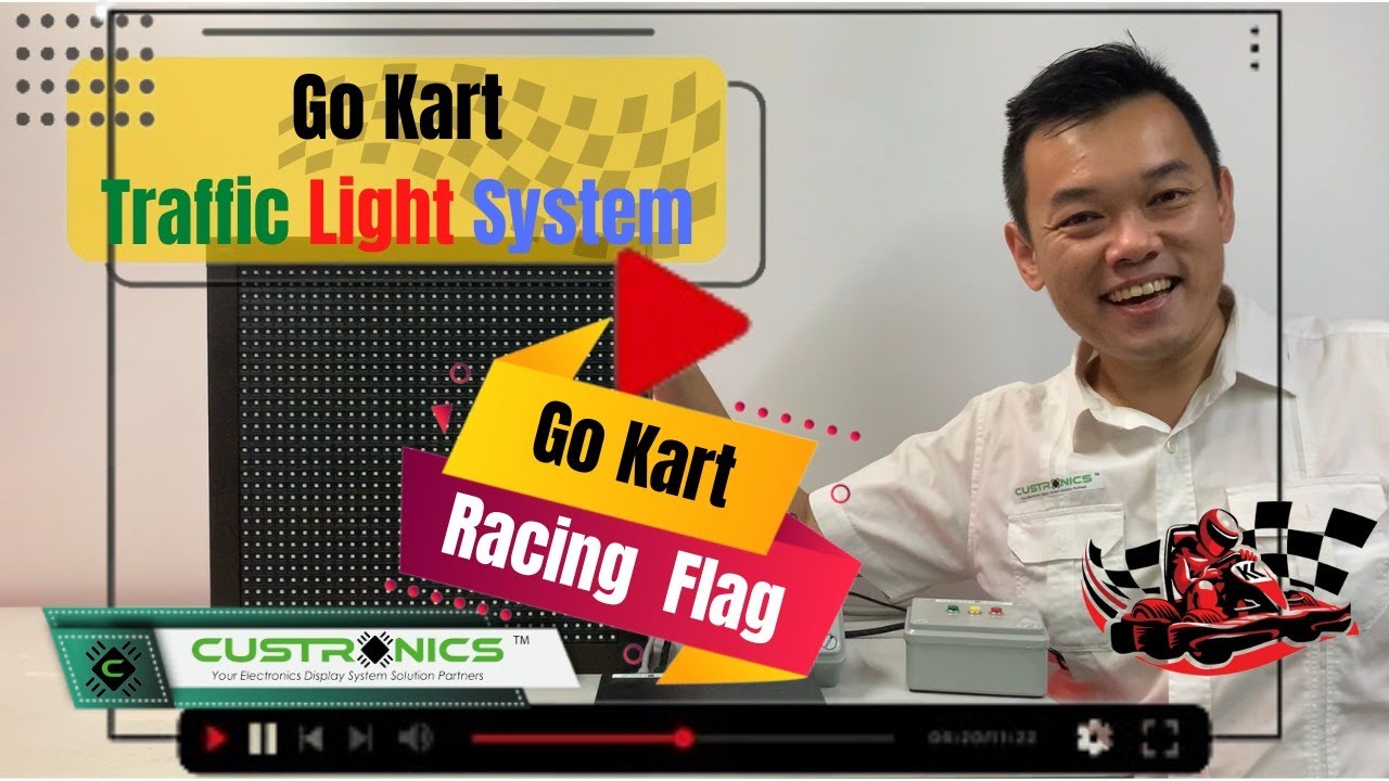 Indoor Outdoor GoKart Electronics LED Safety Flag Timing System # ...