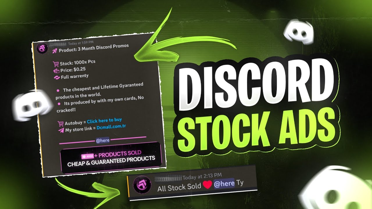Discord Stock Advertisement Pack | By Genuine Graphics | Enhance your ...