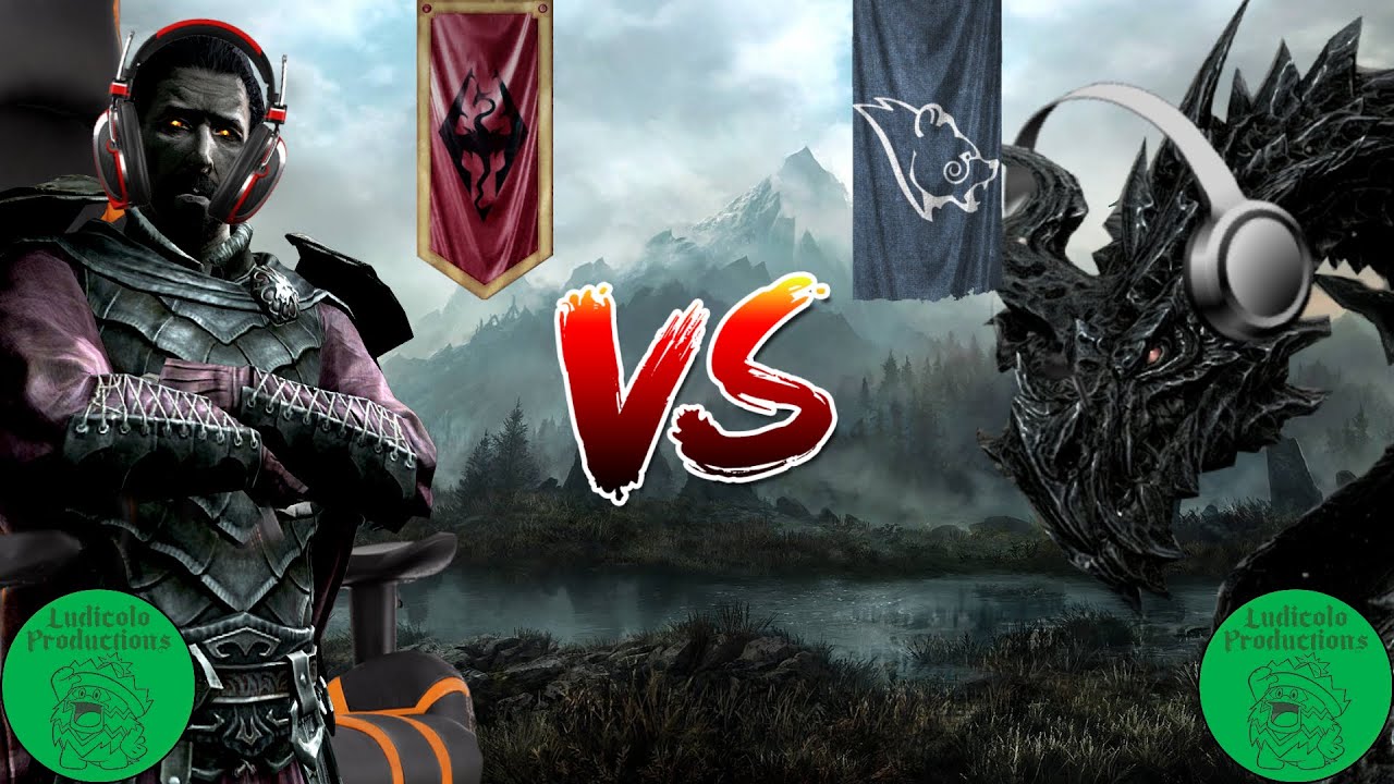 Alduin and Lord Harkon Debate the Skyrim Civil War Questline ...