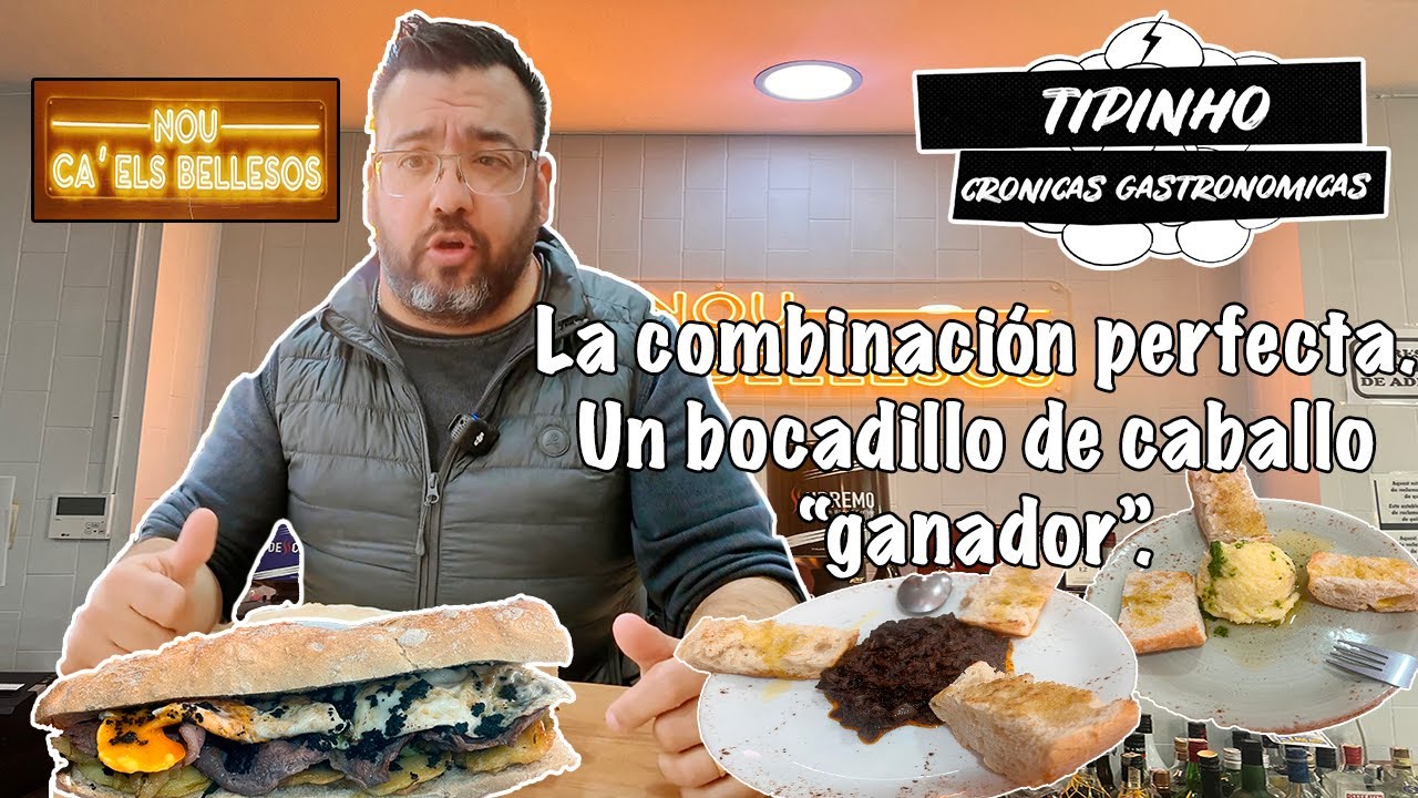 Almorzamos en Nou Ca'Els Bellesos, el bocadillo de carne de caballo que ...