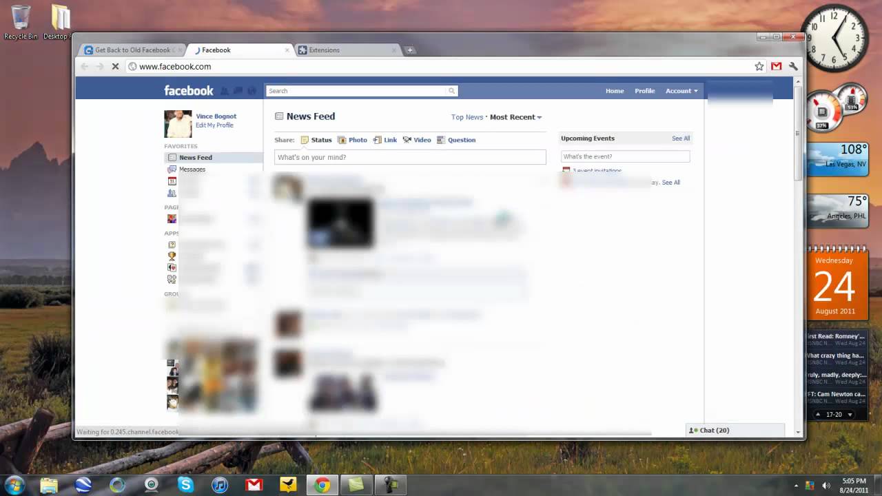 How to Revert Back to the Old Facebook Chat - YouTube