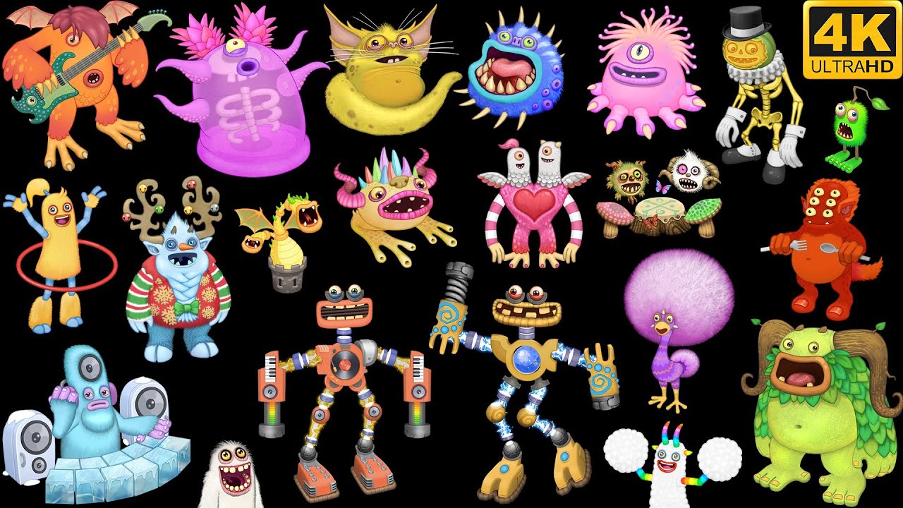 Gold Island - All Monster Sounds and Animations (My Singing Monsters ...