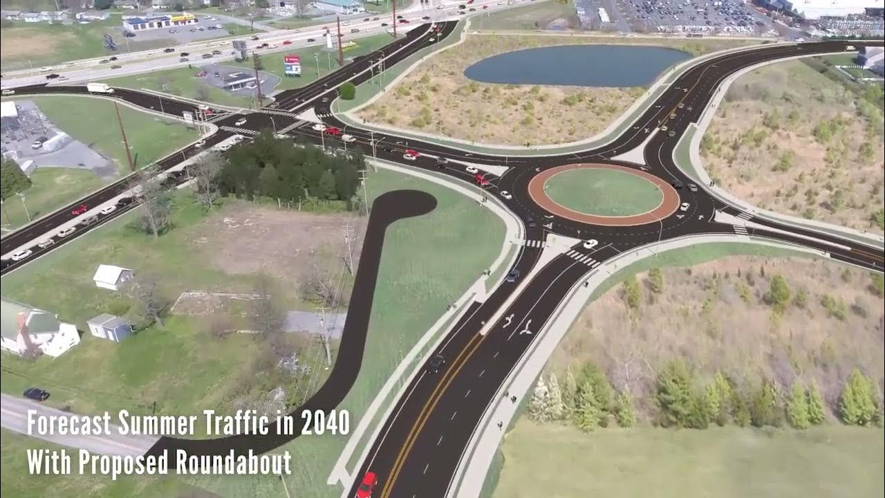 Five Points, Lewes DE Roundabout Improvement Project 2023 - YouTube