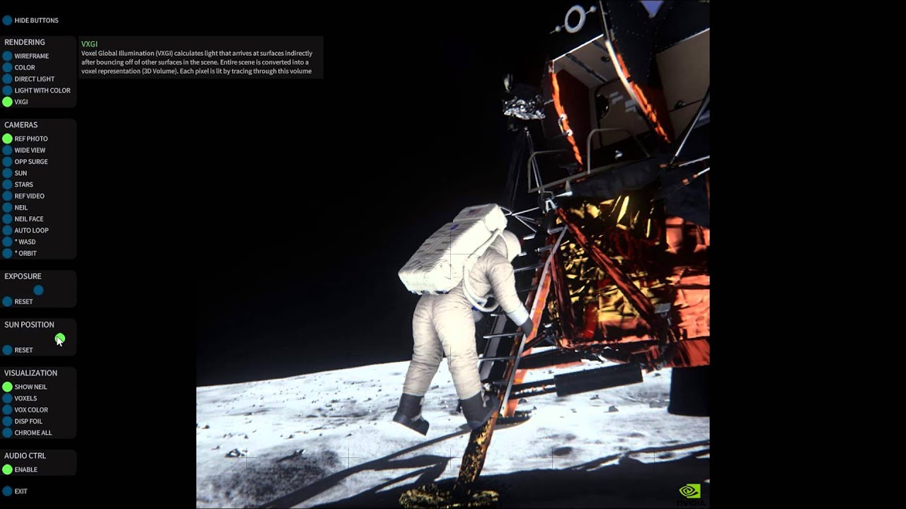 Nvidia Tech Demo Apollo 11 Maxwell VXGI - Voxel Global Illumination ...