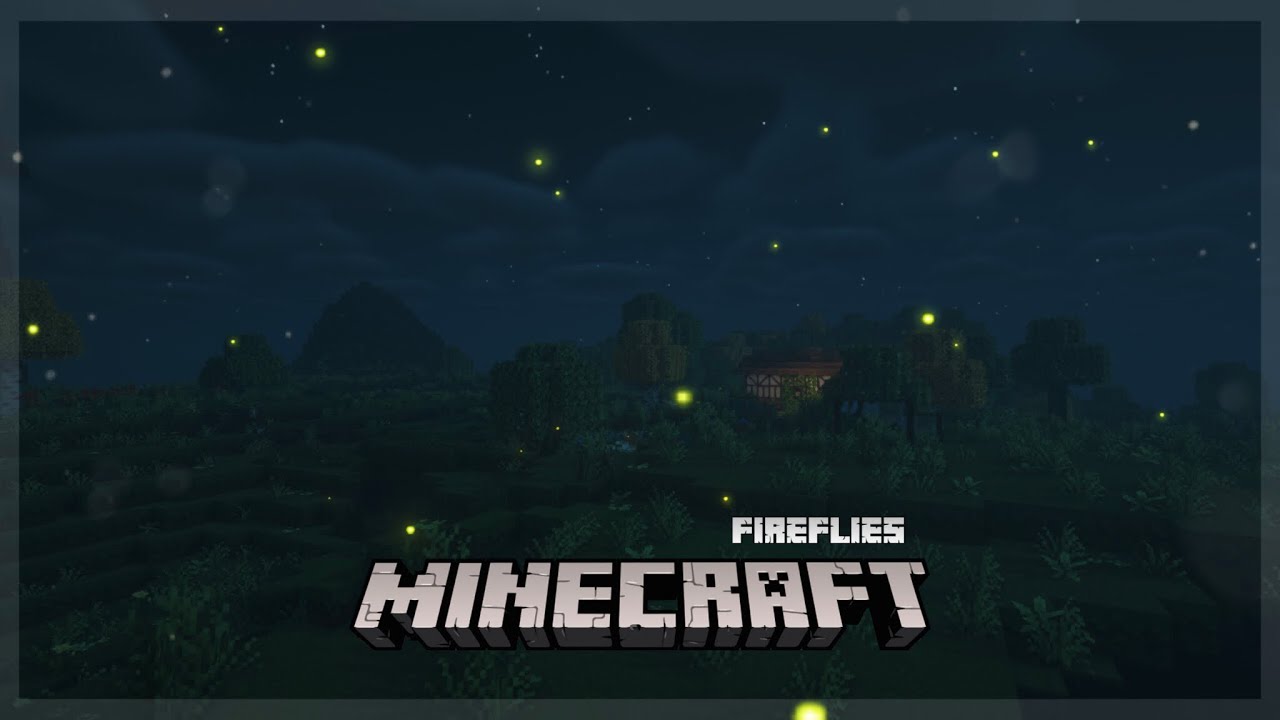 Minecraft, But There’s Fireflies ~ | Illuminations Mod - YouTube