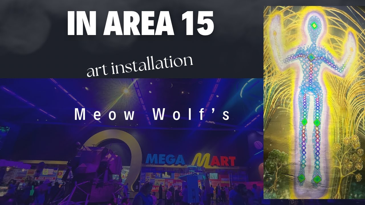 AREA 15 Las Vegas Meow Wolf’s OMEGA MART Summer 2023 - YouTube