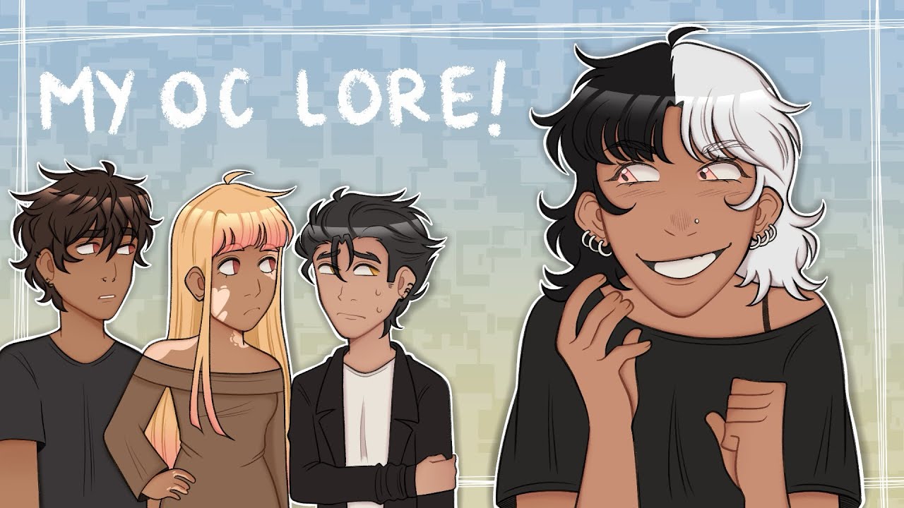 POORLY EXPLAINING MY OCS LORE!! | speedpaint + commentary - YouTube