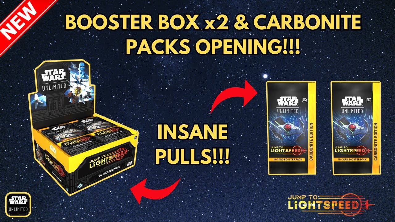 Carbonite packs and booster box opening! | Star Wars Unlimited - YouTube