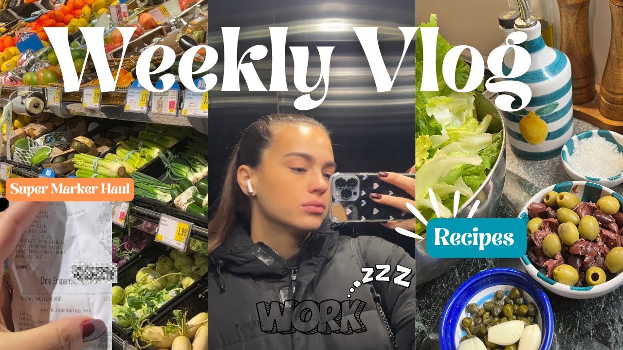 VLOG: η καθημερινότητα μου στην Βιεννη🇦🇹: Δευτέρα-Παρασκευή👩🏻‍💻🍝💤☕️ ...