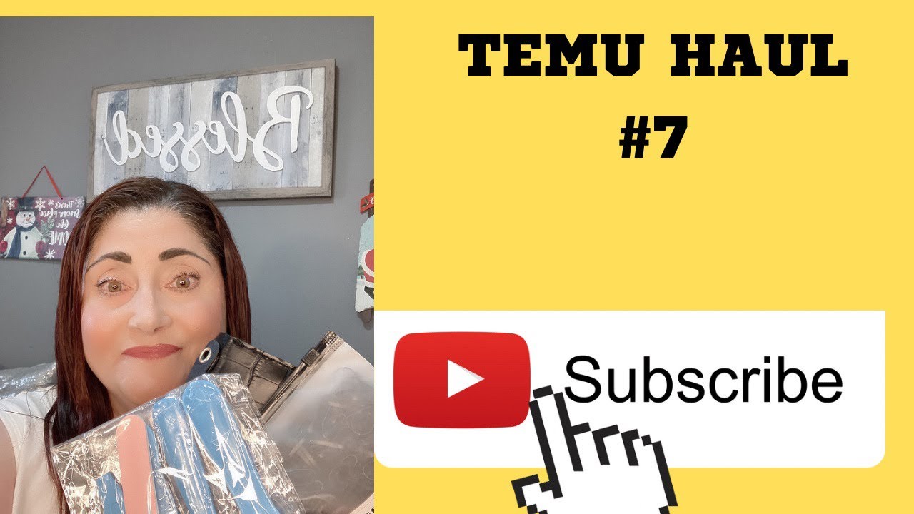 TEMU Haul #7 - YouTube