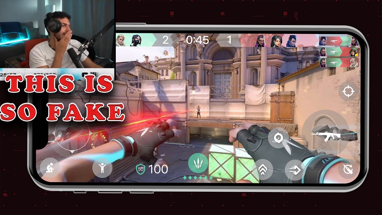 sentinels tarik Reacts to FIRST FOOTAGE of Valorant Mobile 1080p60 ...