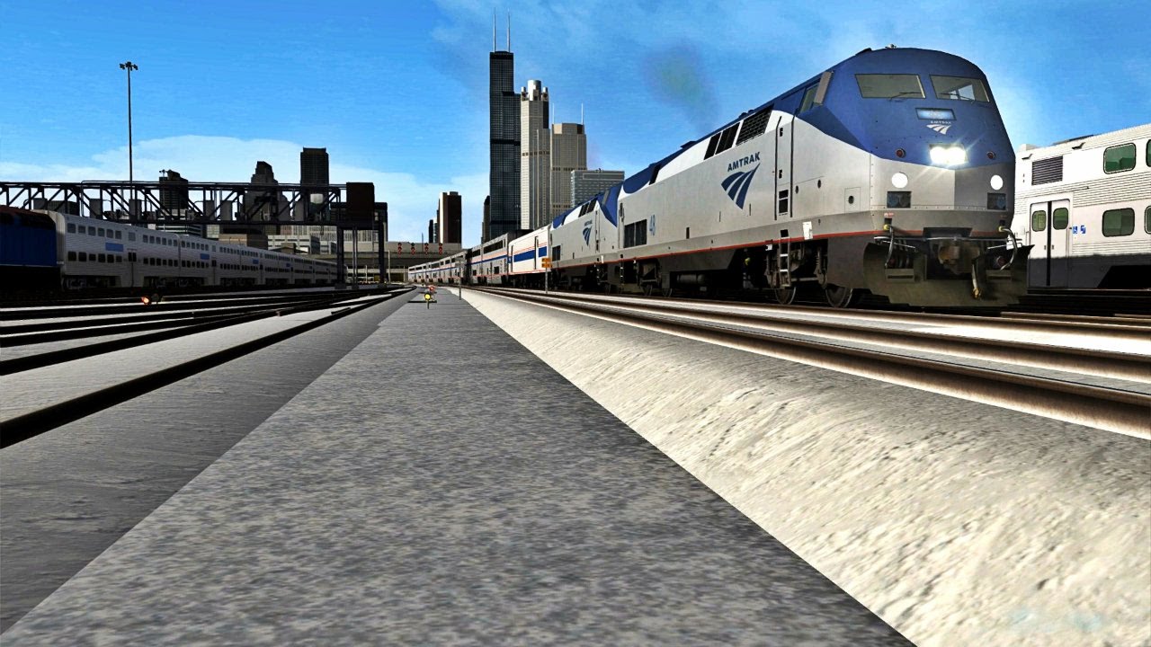 Train Simulator 2017 With Real Sounds - Amtrak Trains Teaser! - YouTube