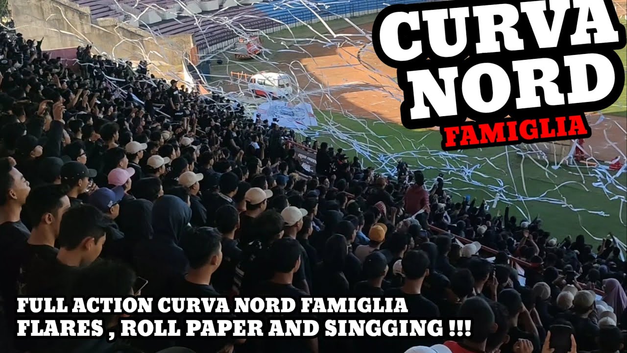 CURVA NORD FAMIGLIA - ULTRAS PERSIBA BANTUL‼️FULL ACTION FLARE & ROLL ...