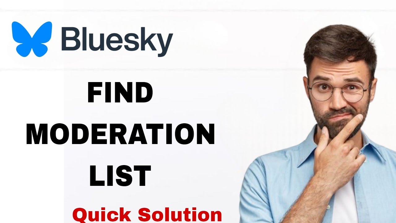 How To Find Moderation List On Bluesky App | Step By Step - YouTube