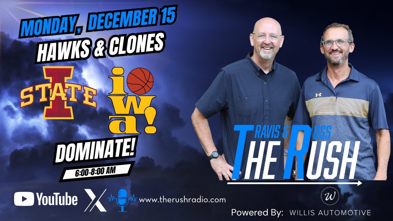 The Rush With Travis And Ross-Monday, December 15, 2025 - YouTube