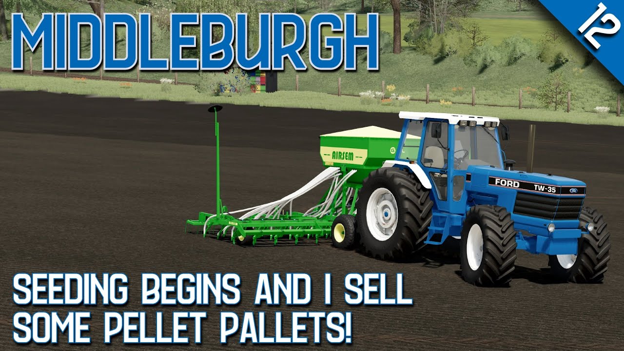 Seeding Begins and I SELL Some Pellet Pallets! | Middleburgh FS22 ...