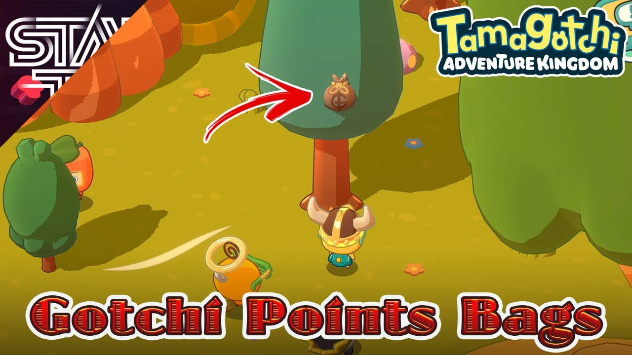 Find All 9 Gotchi Points Bags - Tamagotchi Adventure Kingdom - YouTube
