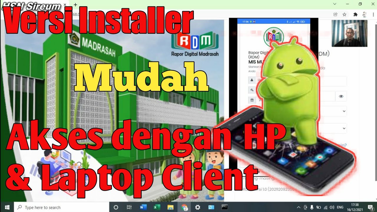Cara Akses Mudah Rdm Versi Installer dengan Client Laptop dan Hp dalam ...