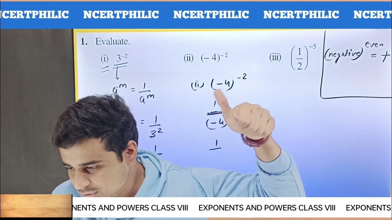 EXPONENTS AND POWERS| CLASS 1| BASIC CONCEPTS | - YouTube