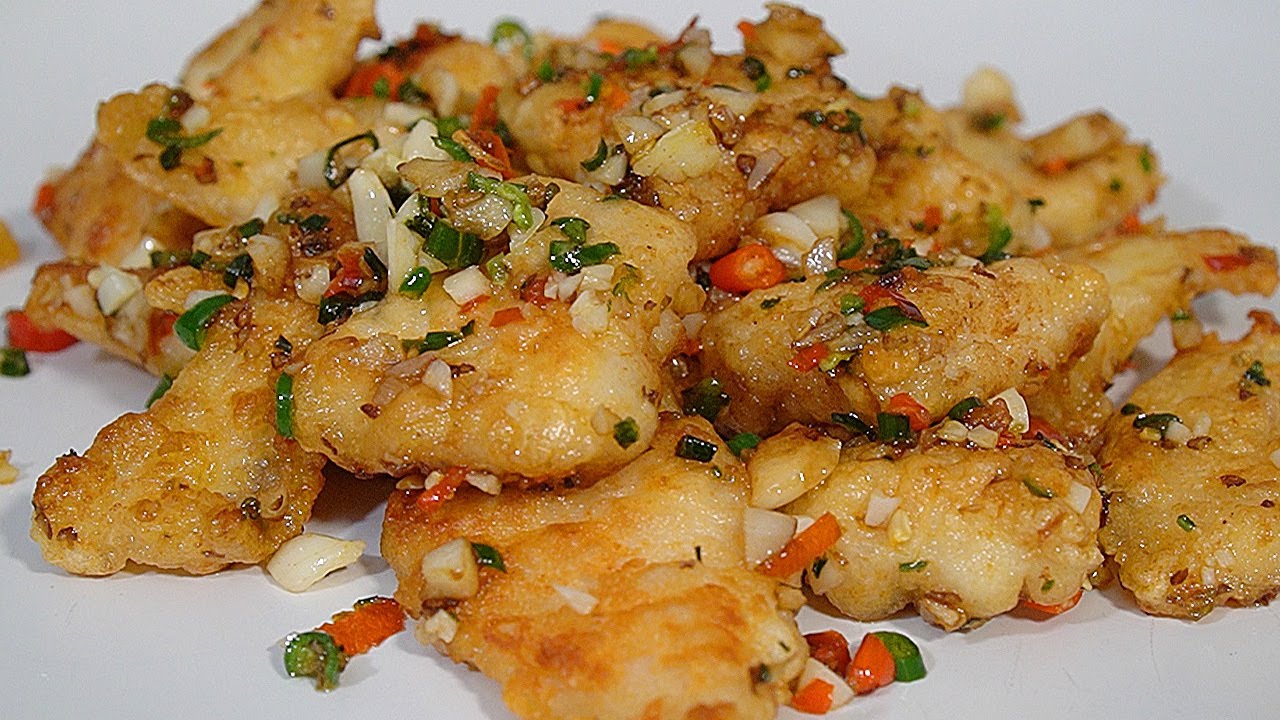 Stir Fry Fish Garlic & Chili - YouTube