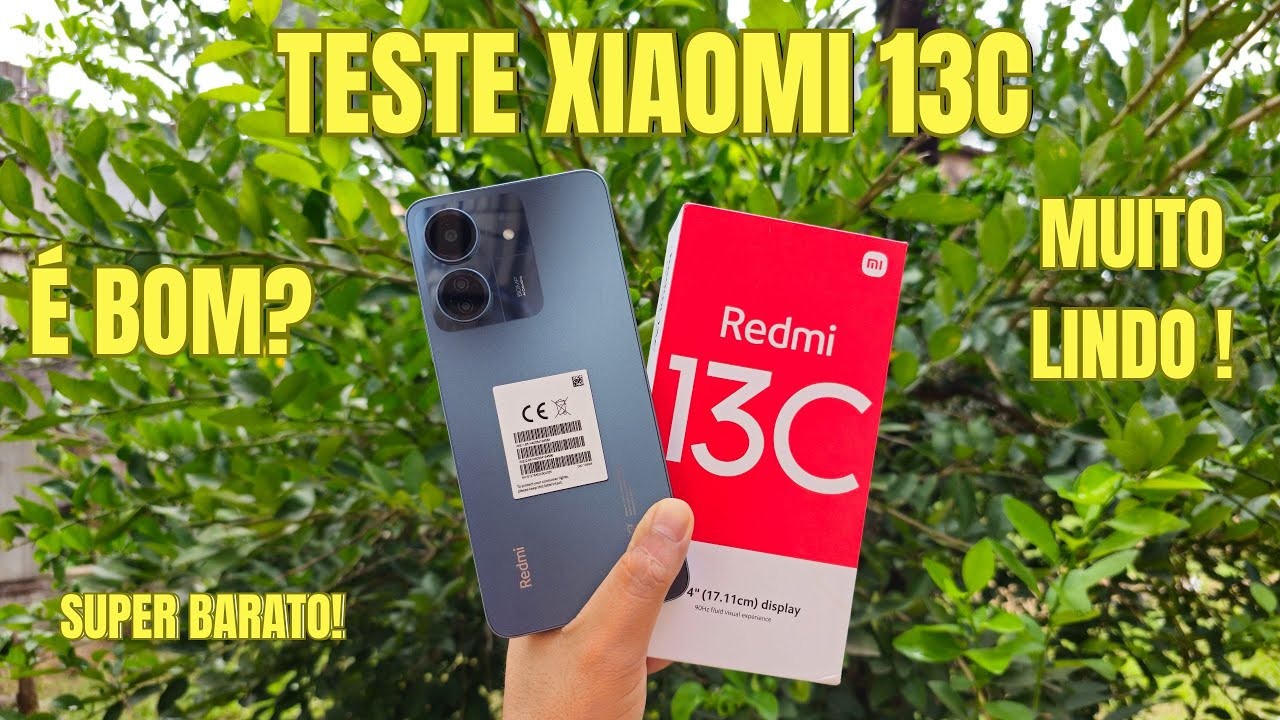 Xiaomi Redmi 13C, SUPER TESTE, MUITO BONITO! - YouTube