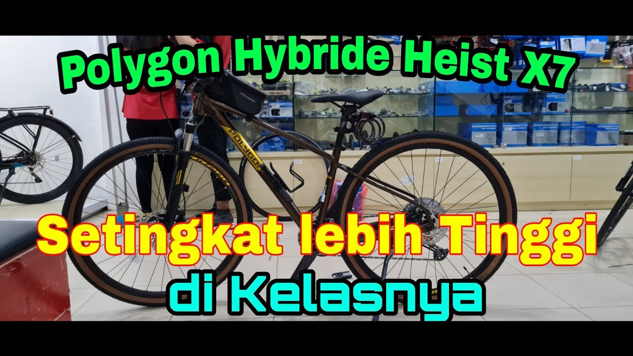 1641. REVIEW LENGKAP URBAN HYBRIDE BIKE POLYGON HEIST X7, SEPEDA ...
