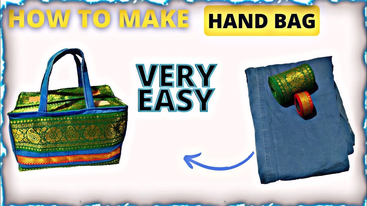 Beautiful ladies handbag cutting and stitching | DIY Bag| Handbag ...