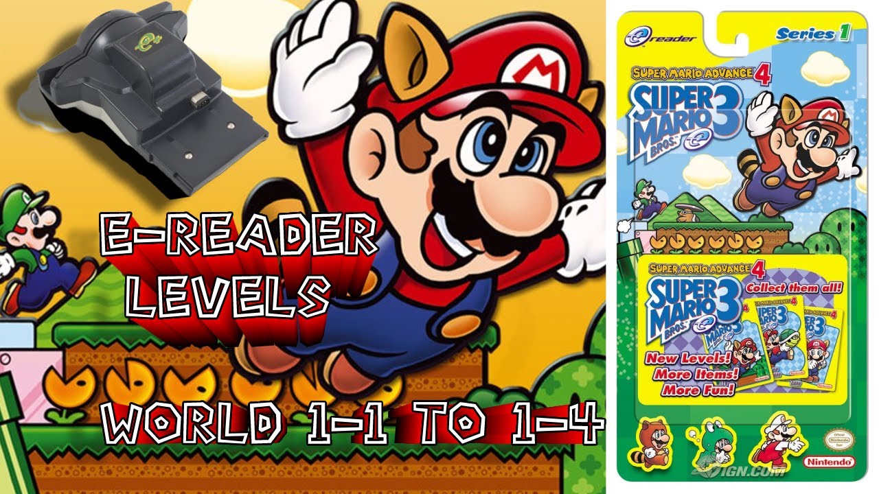 Super Mario Advance 4: Super Mario Bros. 3 - e-Reader Levels (World 1-1 ...