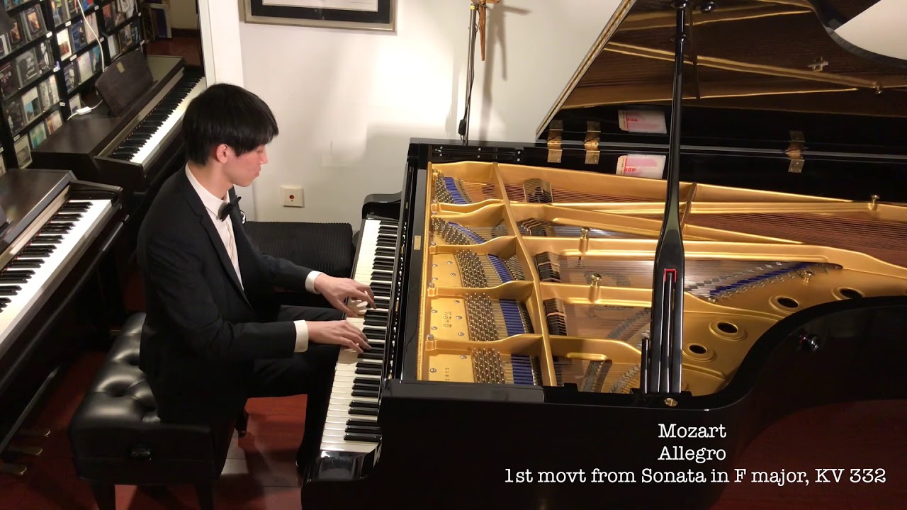 李雲飛 Oscar Yunfei Li: Mozart - Sonata in F major, Allegro 1st movt. from ...