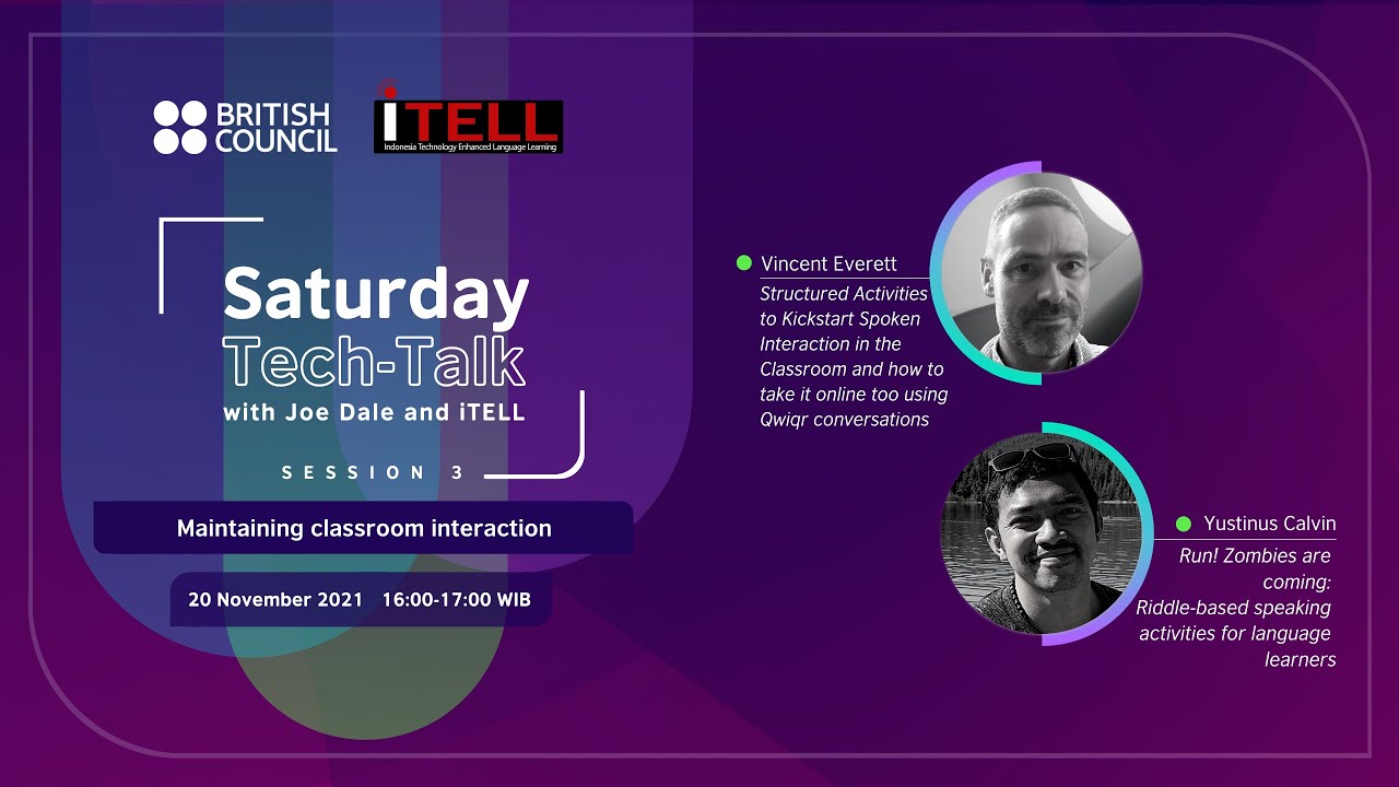Saturday Tech-Talk 03 - Maintaining classroom interaction - YouTube