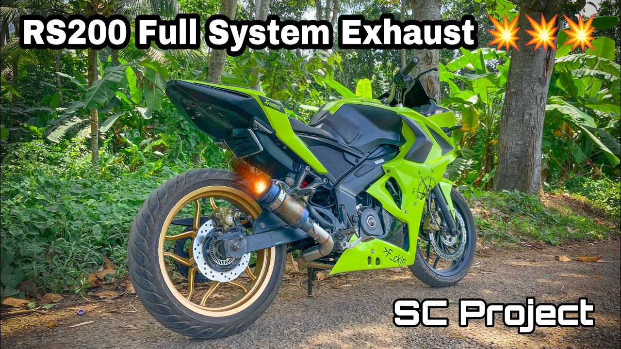 RS200 Full System Exhaust 💥💥💥 || SC Project - YouTube