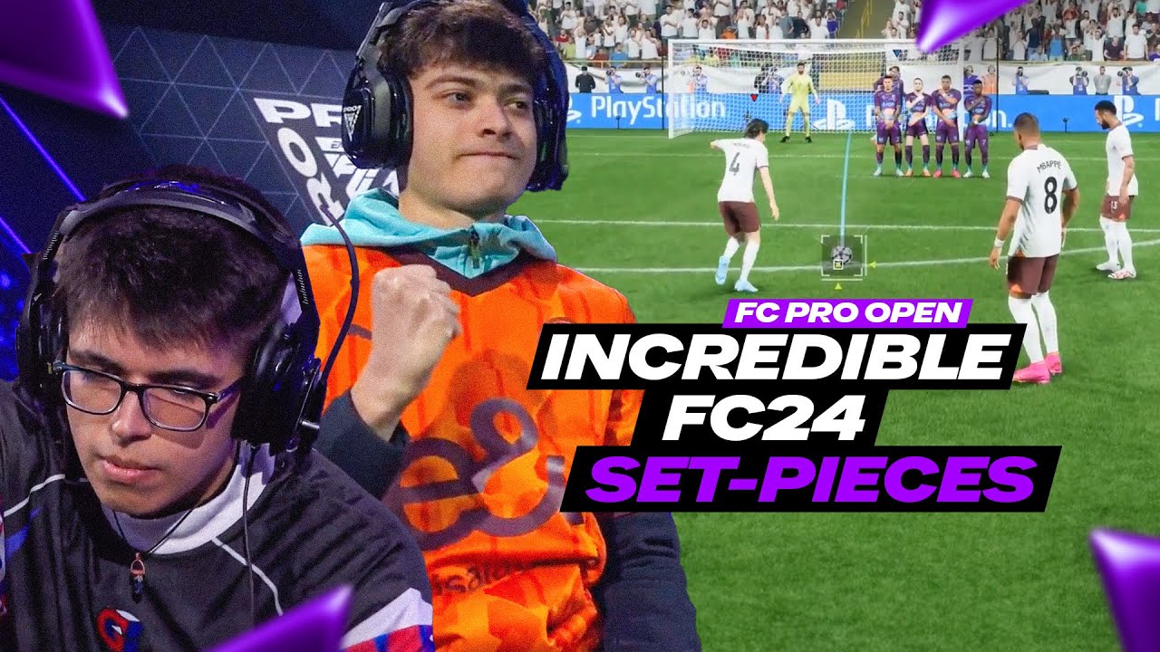 The best set pieces of FC Pro Open! #FC24 #FCPro #EASPORTS - YouTube