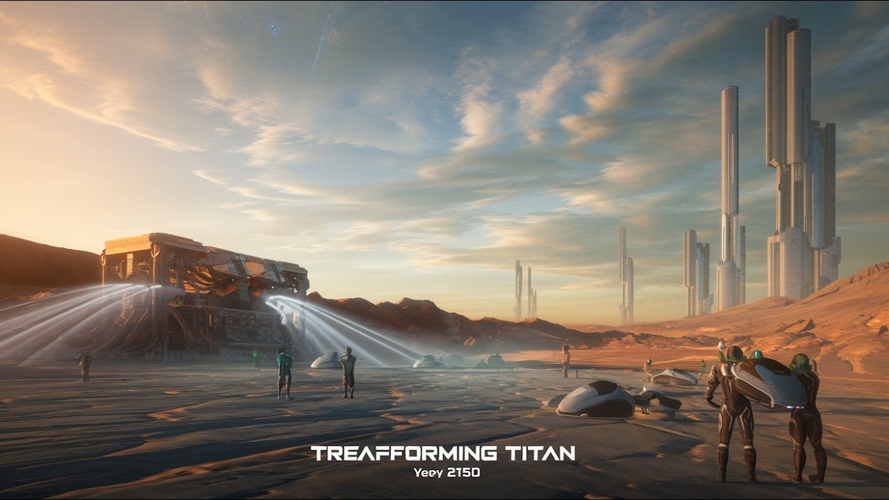 The Year 2150 Terraforming Titan - YouTube