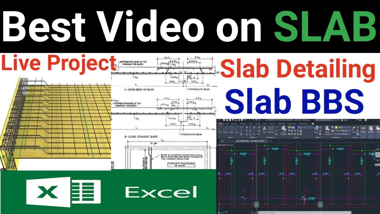 Bar Bending Schedule of Slab||Complete Project - YouTube