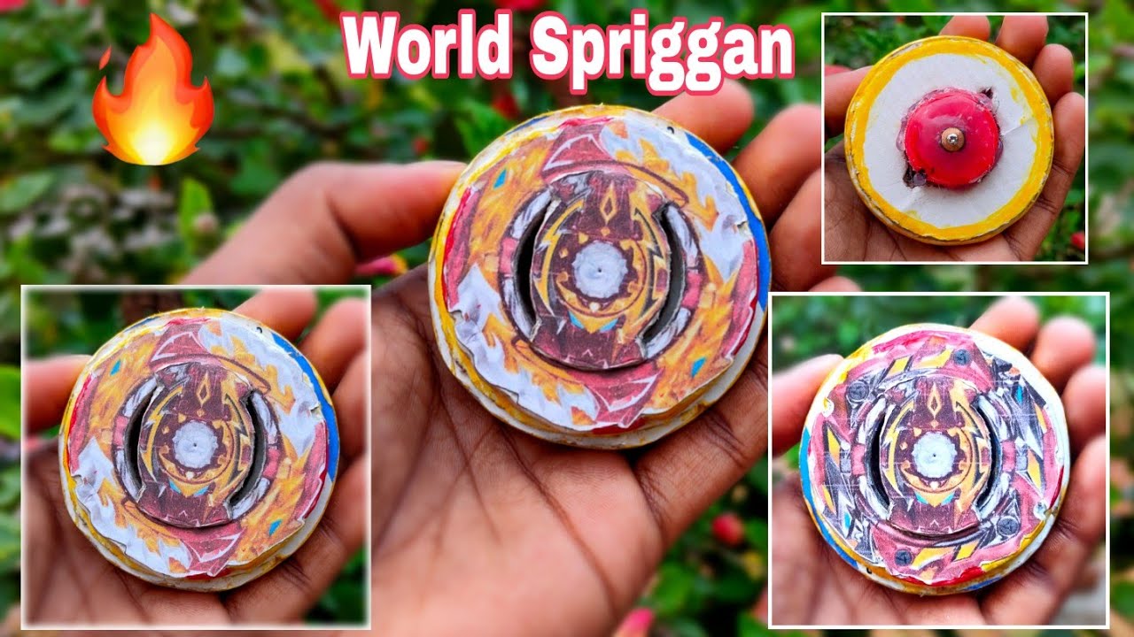 How to make World Spriggan from cardboard Beyblade Burst | Homemade ...