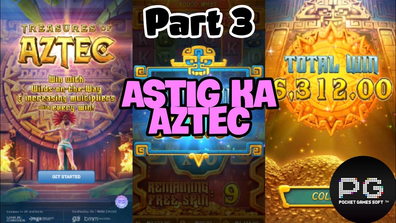 Part 3 | Astig Ka Aztec#pgsoft#casino #treasureofaztec#jiligames# ...