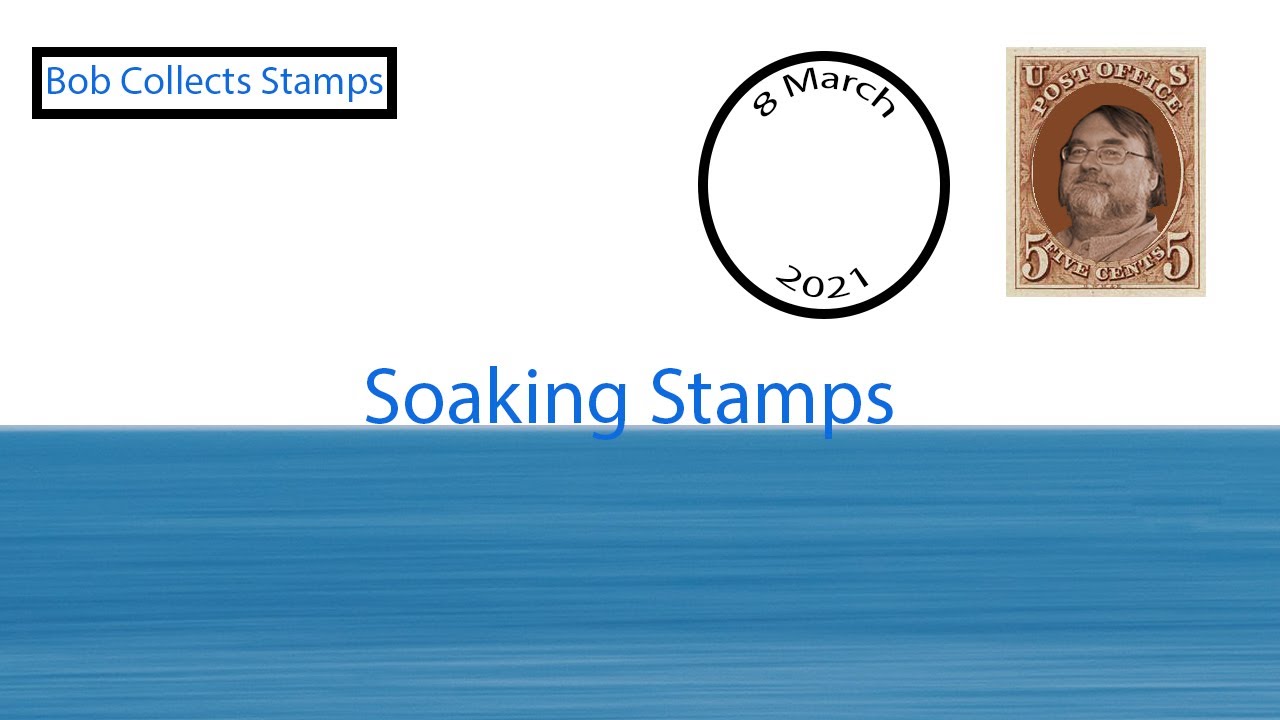 Soaking Stamps off Paper - YouTube