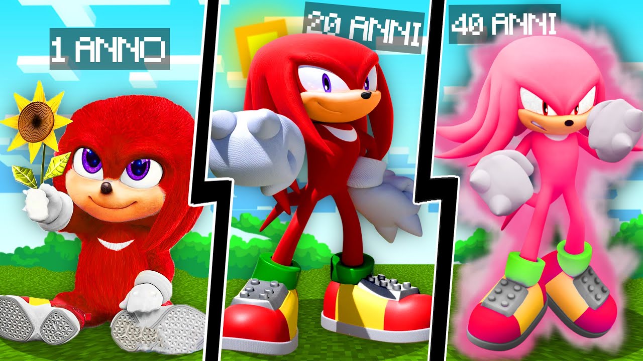HO PASSATO 100 ANNI DA KNUCKLES SU MINECRAFT ! - YouTube
