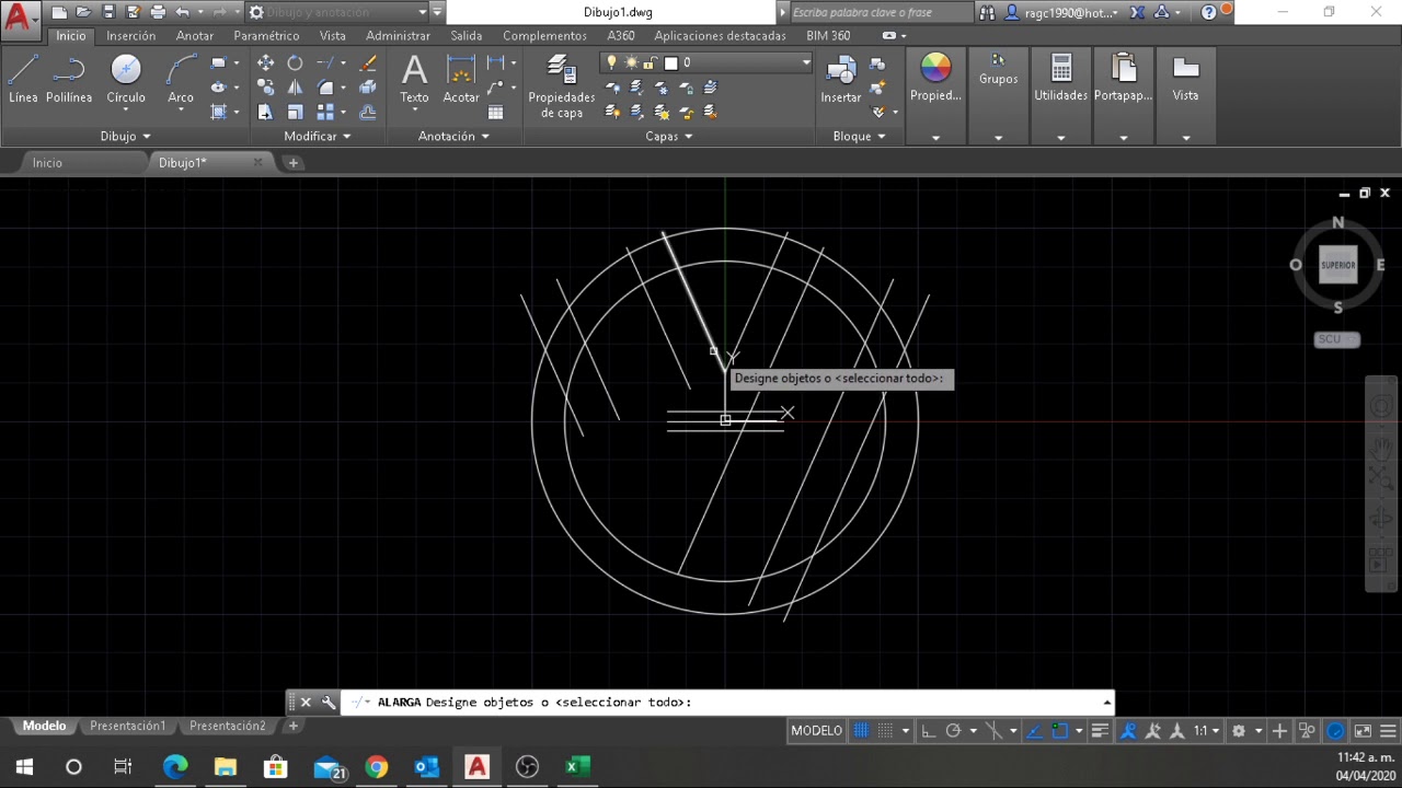 Autocad clase 4 logo vw - YouTube
