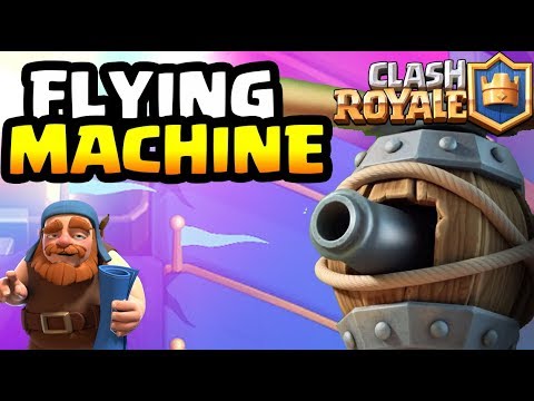 HOW TO USE AND COUNTER FLYING MACHINE | CLASH ROYALE - YouTube