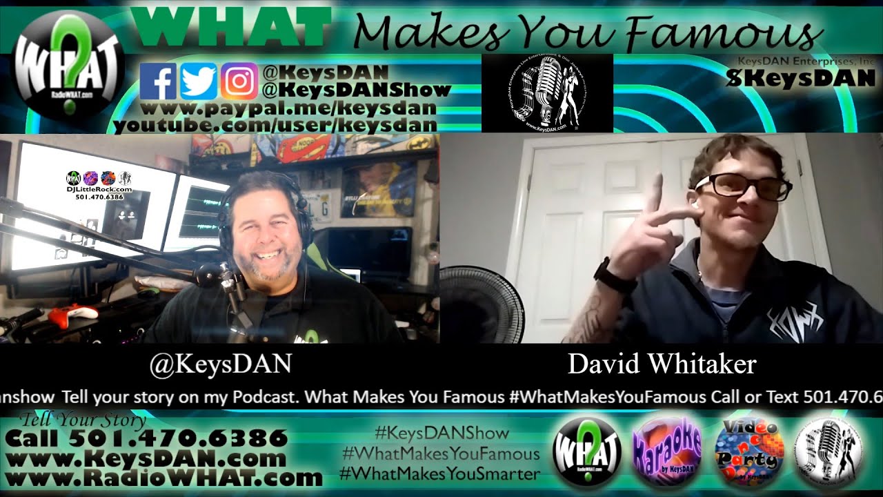 David Whitaker MMA Fighter What Makes You Famous #PODCAST # ...