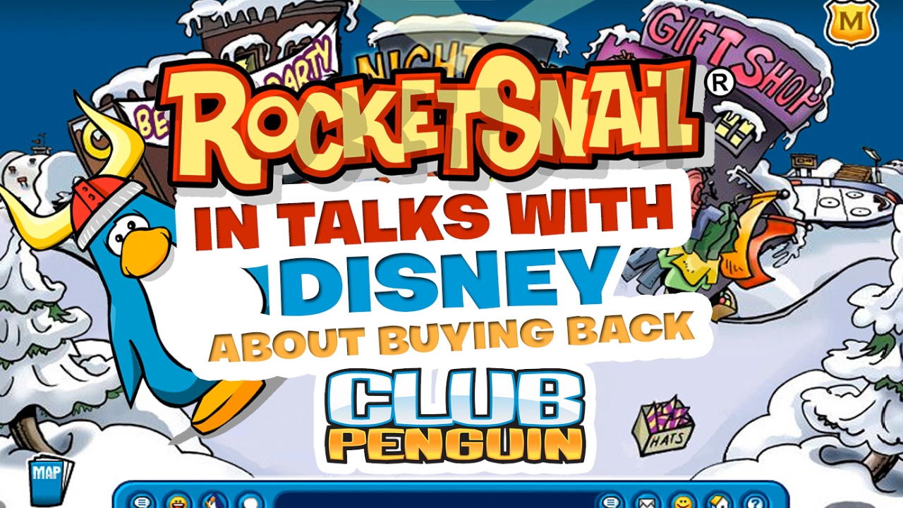 Rocketsnail in talks with Disney about buying Club Penguin back - YouTube