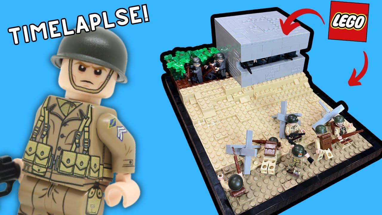 TIMELAPSE: Lego D-Day MOC - YouTube