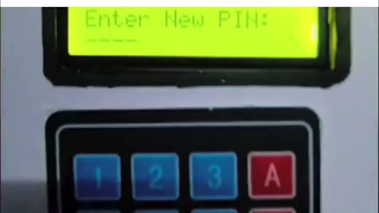 RFID & KEYPAD-BASED DOOR LOCK SYSTEM - YouTube