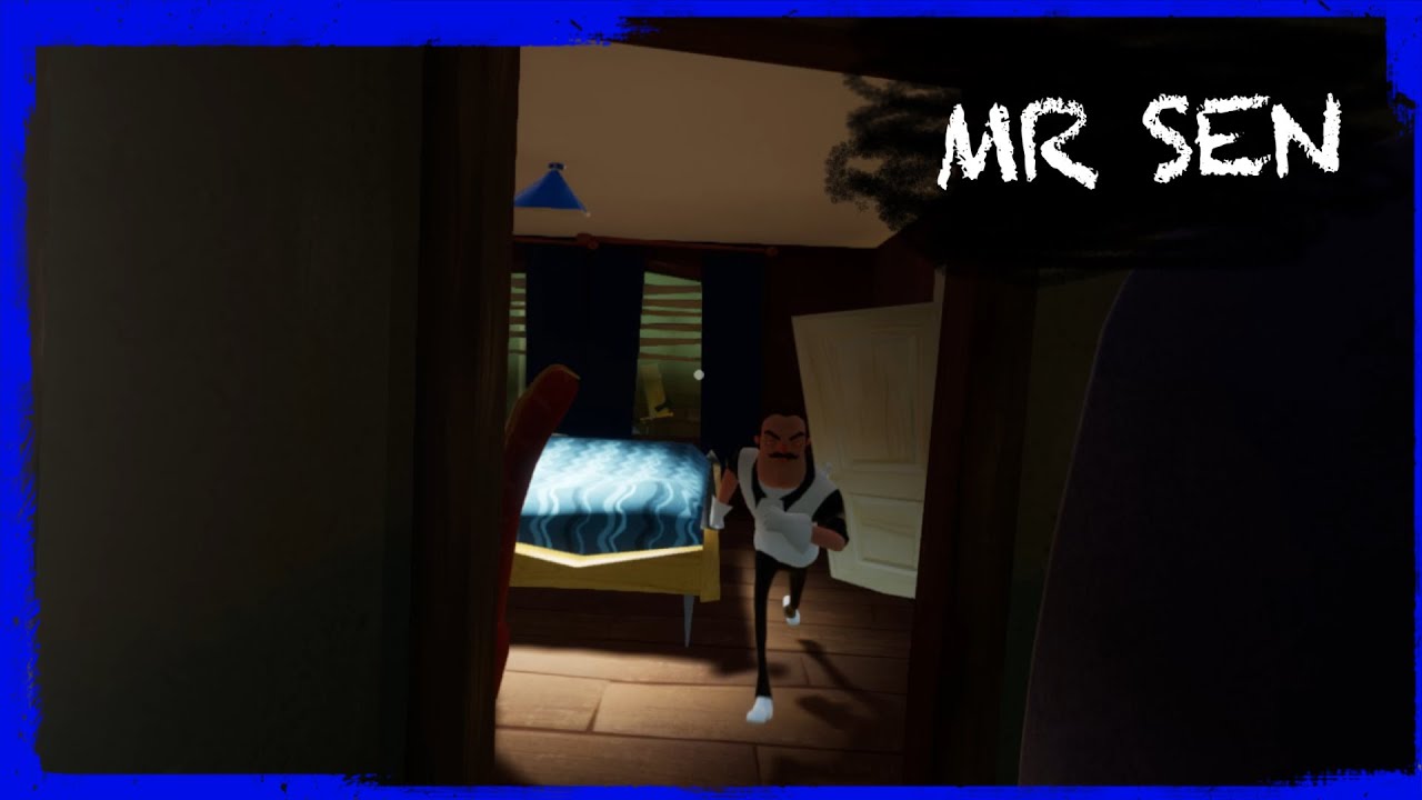 HELLO NEIGHBOR MOD KIT: MR SEN [ALPHA 1] - THE NEIGHBOR CAUGHT ME ...