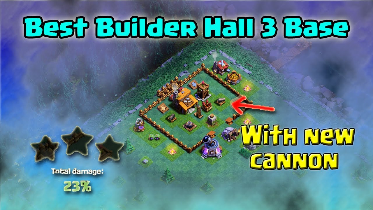 Best Builder Hall 3 base | Clash of clans Builder Base Layout | BH 3 ...