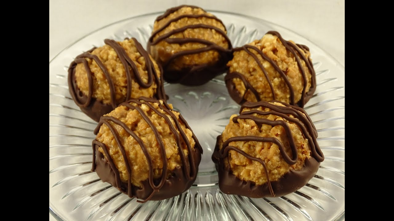 Samoa Bites (based on the GirlScout Cookie)- with yoyomax12 - YouTube